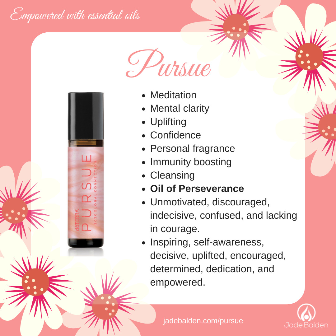 Pursue Essential Oil Blend. | Jade Balden Pursue Essential Oil Blend. | Jade Balden