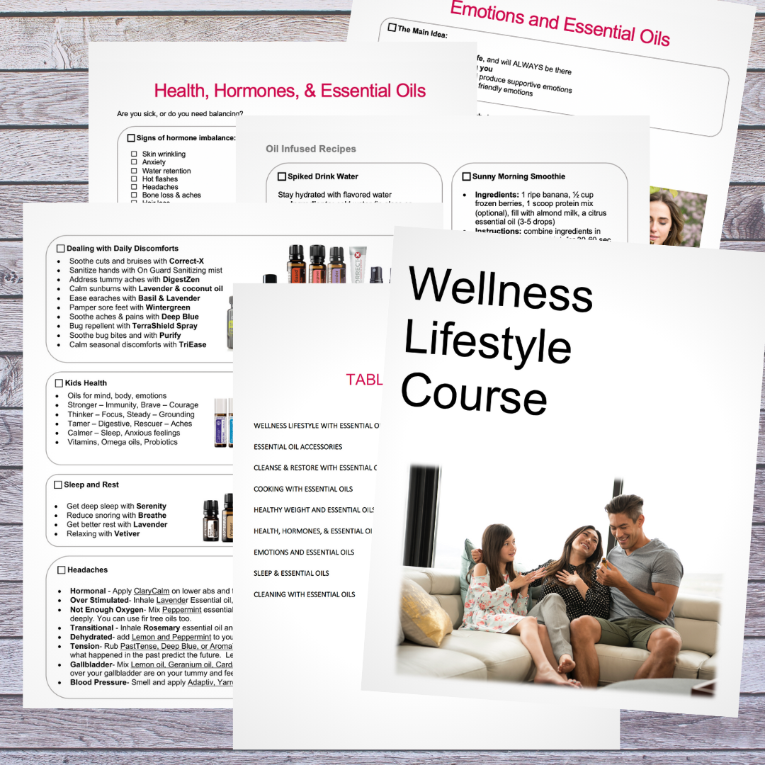 Wellness Lifestyle Course Handout PDF Printable | Jade Balden